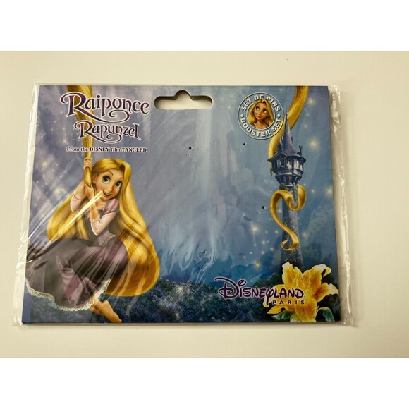 Disney | Other | Disney Disneyland Paris Dlp Rapunzel Booster Pin Set ...